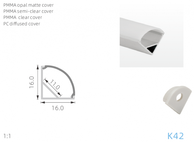 LED Corner Aluminium Profile Led aluminum profile for led strip ...