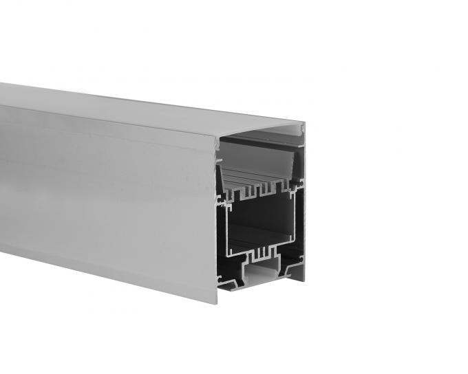 Led extrusion 100 lm/w 75*95mm Suspended Up And Down Lighting LED Profile