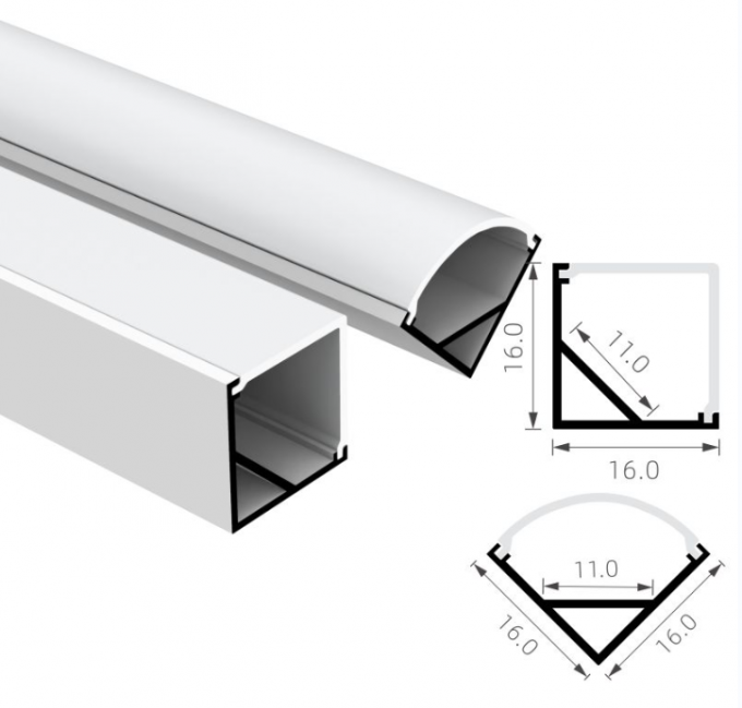 LED Corner Aluminium Profile Led aluminum profile for led strip ...