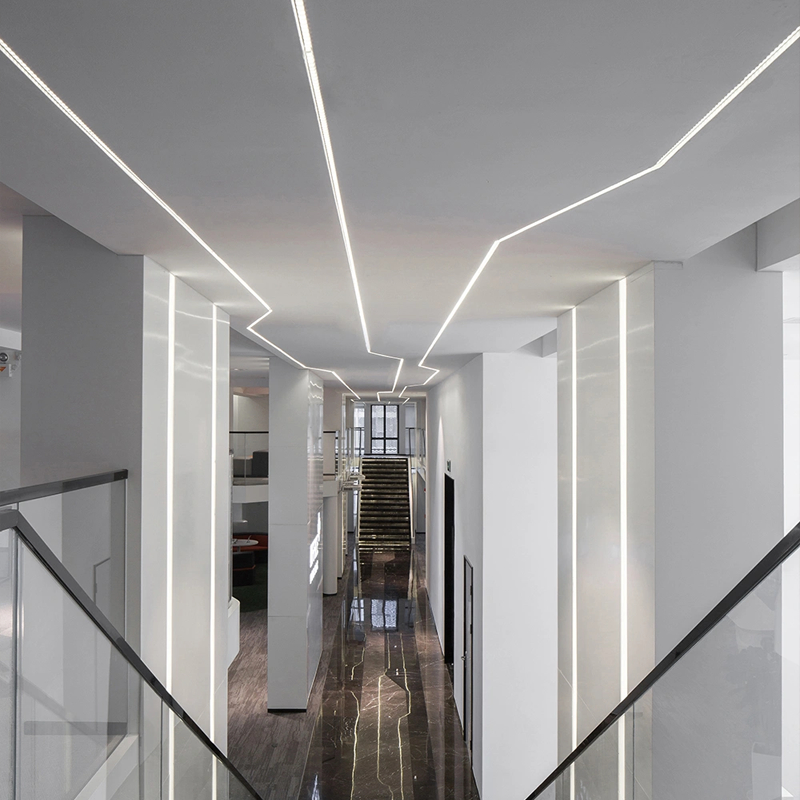 IP44 Anodized Arc LED Strip Aluminium Profile 17.5mm PCB For Bedroom K29