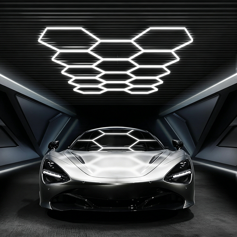 Hexagon LED Workshop Light - Garage & Studio Lighting
