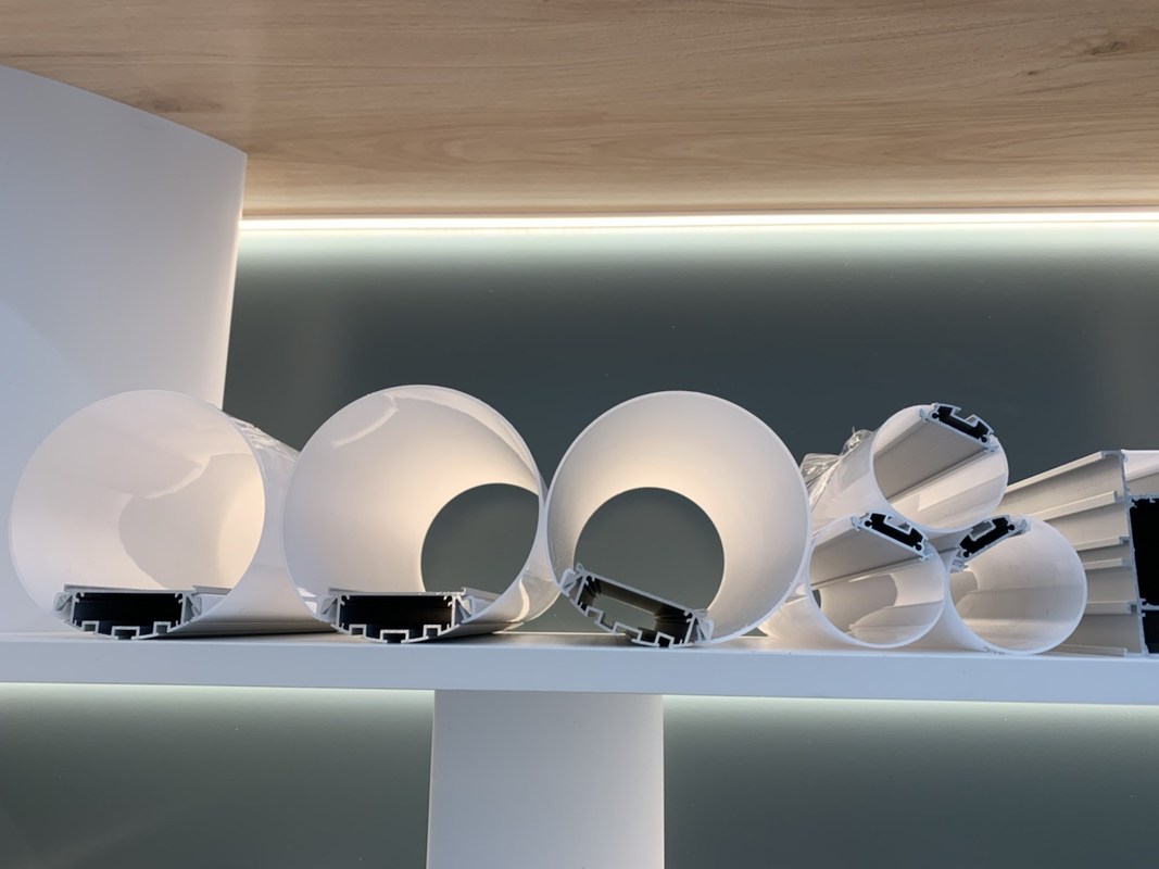 Decorations Suspended LED Aluminium Profile 6063 T5 Diameter 120mm ...