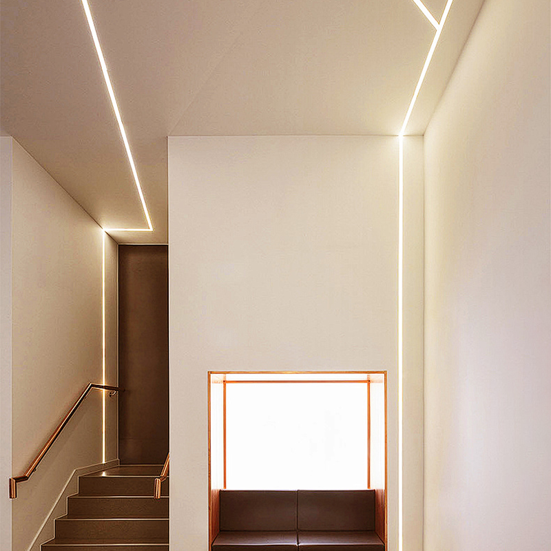 10mm Home Anodized Illumination Magnetic LED Profile