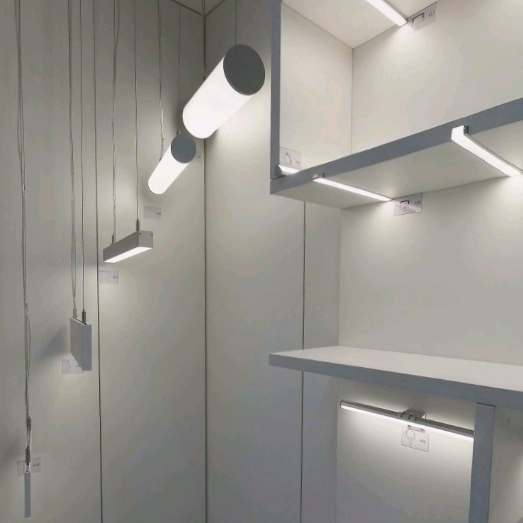 Decorations Suspended LED Aluminium Profile 6063 T5 Diameter 120mm ...